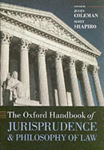 The Oxford Handbook of Jurisprudence and Philosophy of Law by Jules ...