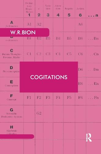 Cogitations by Wilfred R. Bion | 9780367323806 | Hardback