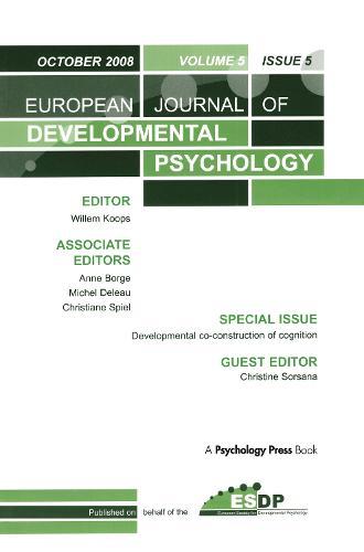 Developmental Co-construction of Cognition: A Special Issue of European ...