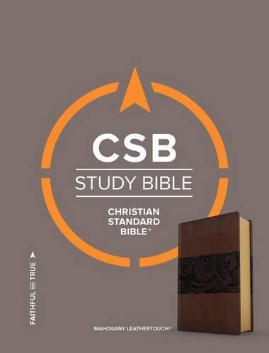 CSB Study Bible, Mahogany LeatherTouch by CSB Bibles by Holman CSB ...
